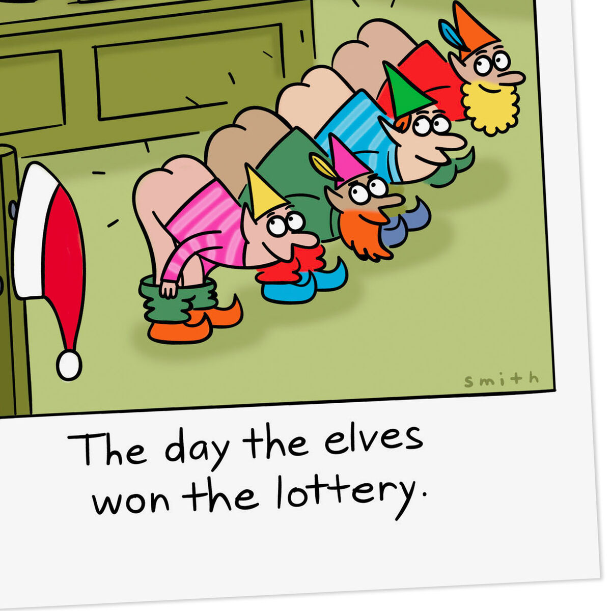Elves On The Naughty List Funny Christmas Card Greeting Cards Hallmark