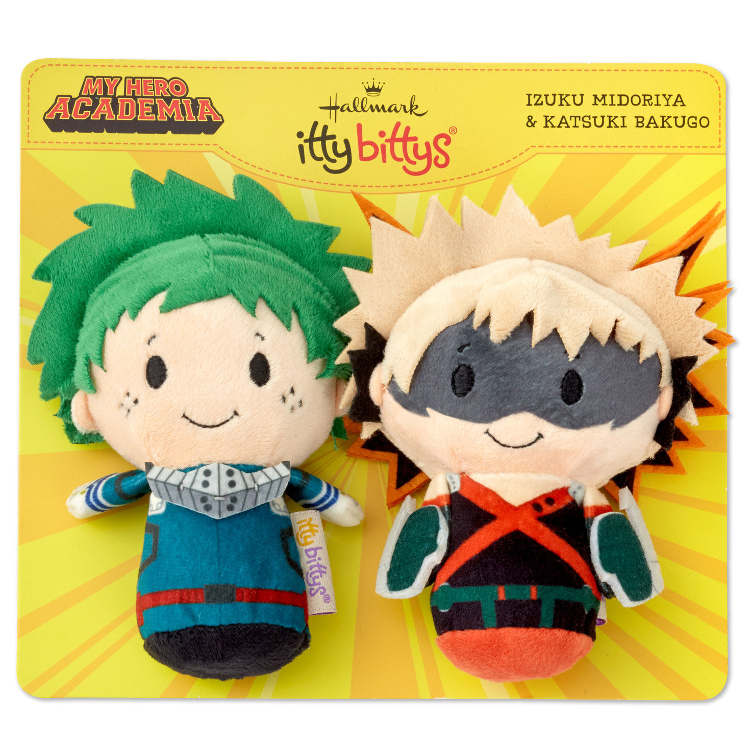 itty bittys® My Hero Academia Deku and Bakugo Plush, Set of 2 - itty ...