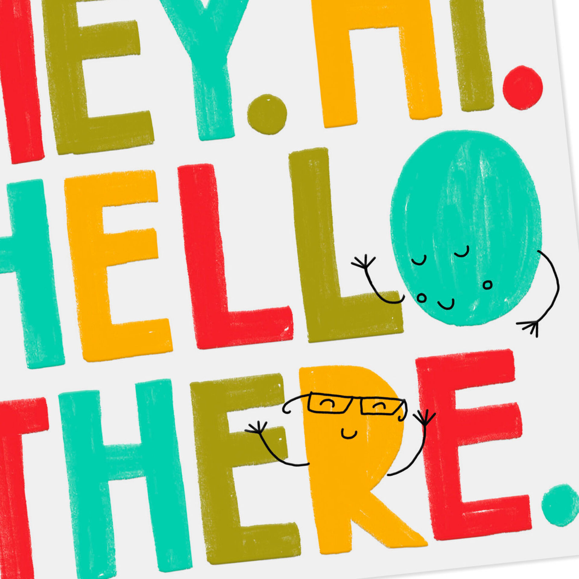 Hey, Hi, Hello There Blank Card - Greeting Cards - Hallmark