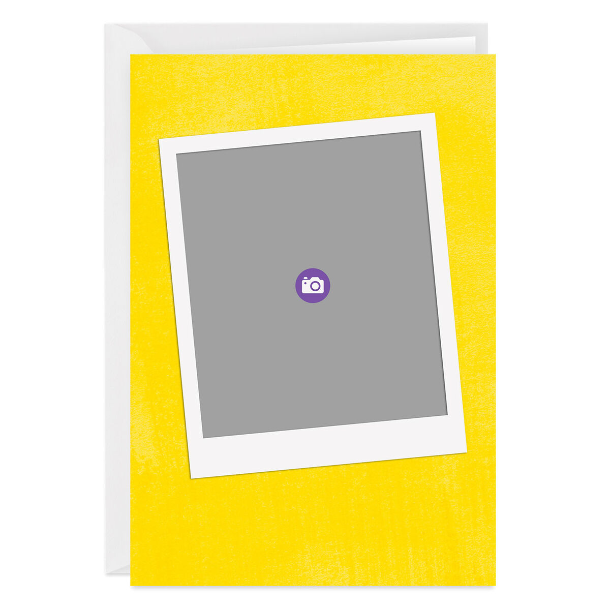 Personalized Photo on Yellow Photo Card - Greeting Cards - Hallmark