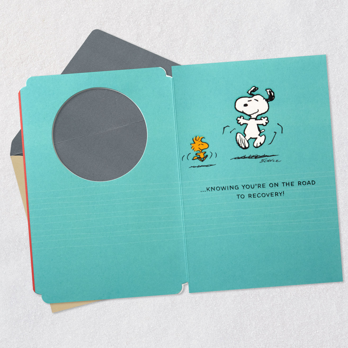 Peanuts® Snoopy Road to Recovery Happy Dance Get Well Card - Greeting ...