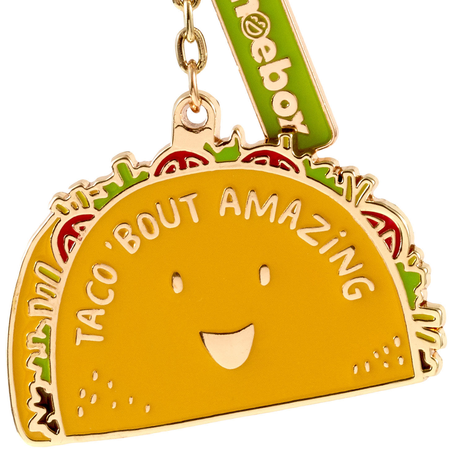 Taco 'Bout Amazing Taco Charm Keychain - Travel & Tech Accessories ...