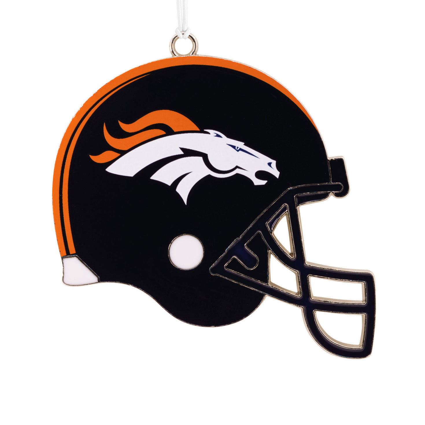 Broncos Football Helmet Front View