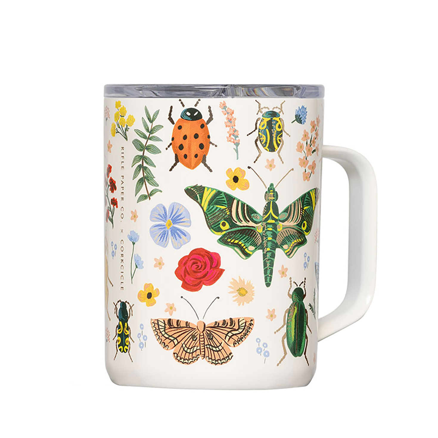 Corkcicle Rifle Paper Co. Curio Stainless Steel Travel Mug, 16 oz ...