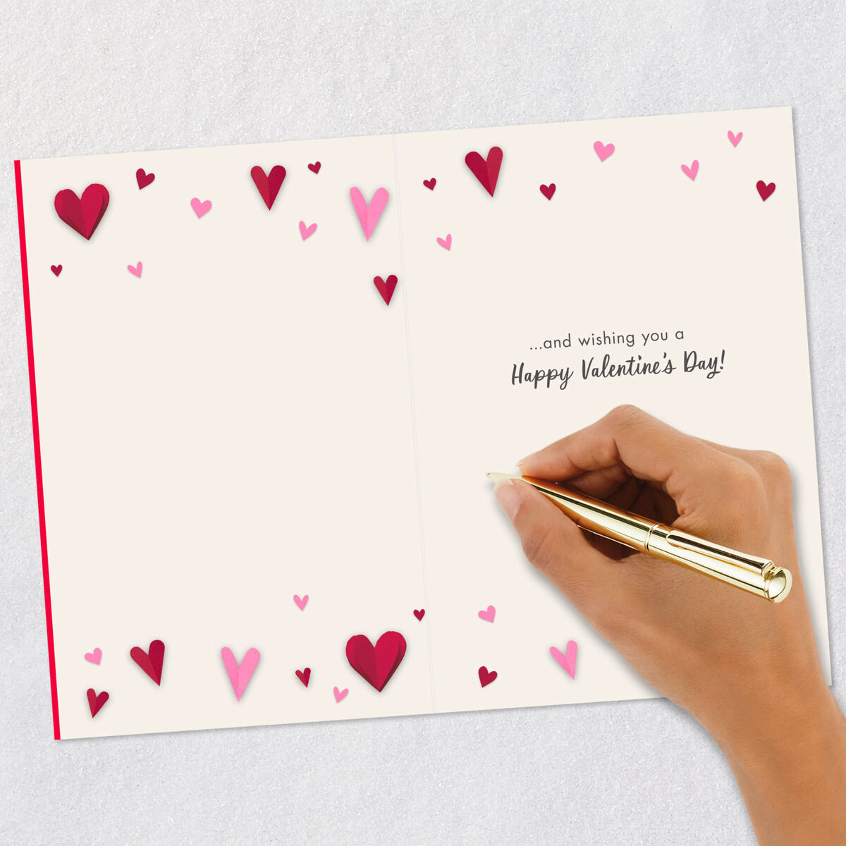 Heart-Shaped Thoughts Valentine's Day Card - Greeting Cards - Hallmark