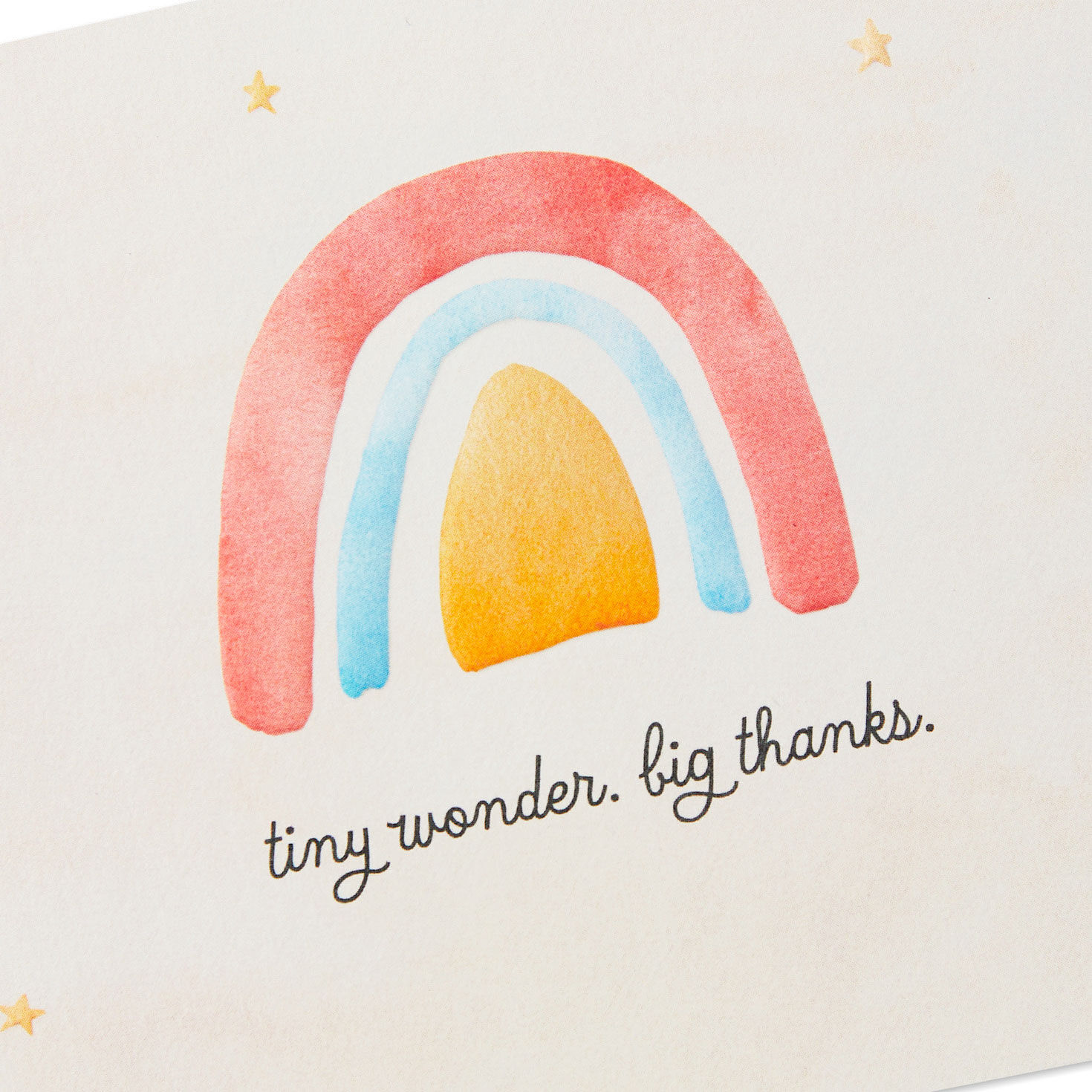 Tiny Wonder Rainbow Blank Thank-You Notes, Pack of 40 - Note Cards ...