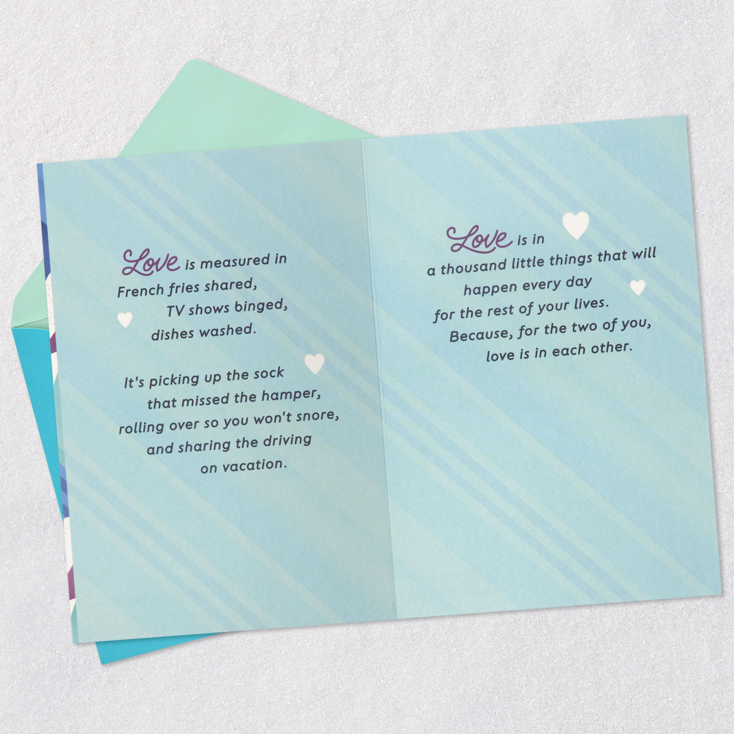 Love Is in Each Other Anniversary Card for Couple - Greeting Cards ...