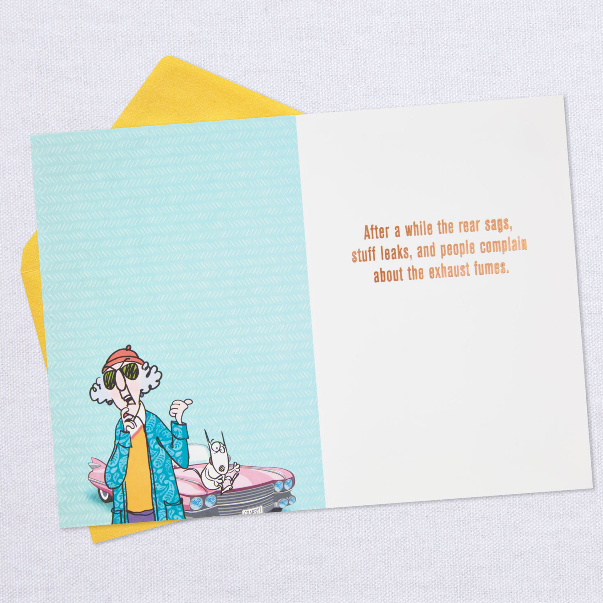 Maxine™ Like a Classic Car Funny Birthday Card - Greeting Cards - Hallmark