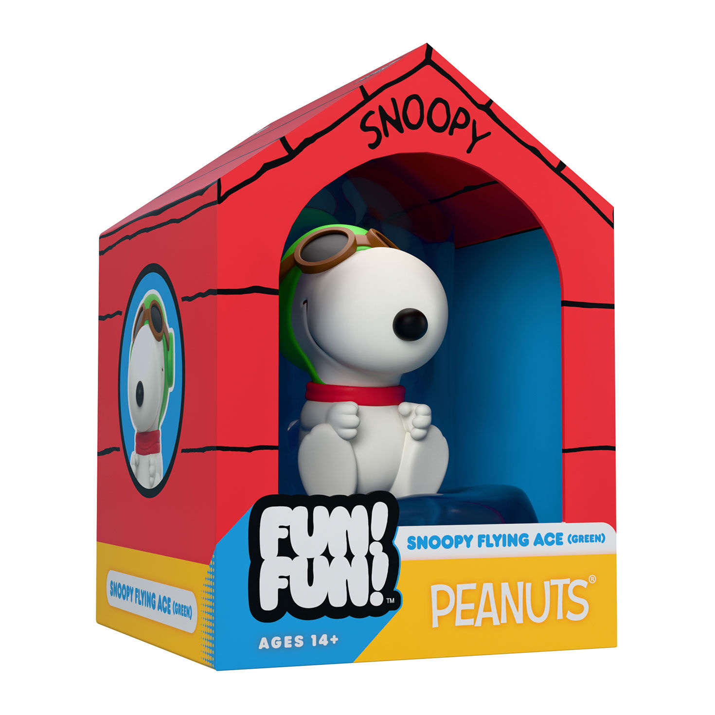 Super7 Peanuts Fun Fun Snoopy as the Flying Ace Vinyl Figurine, 5 ...