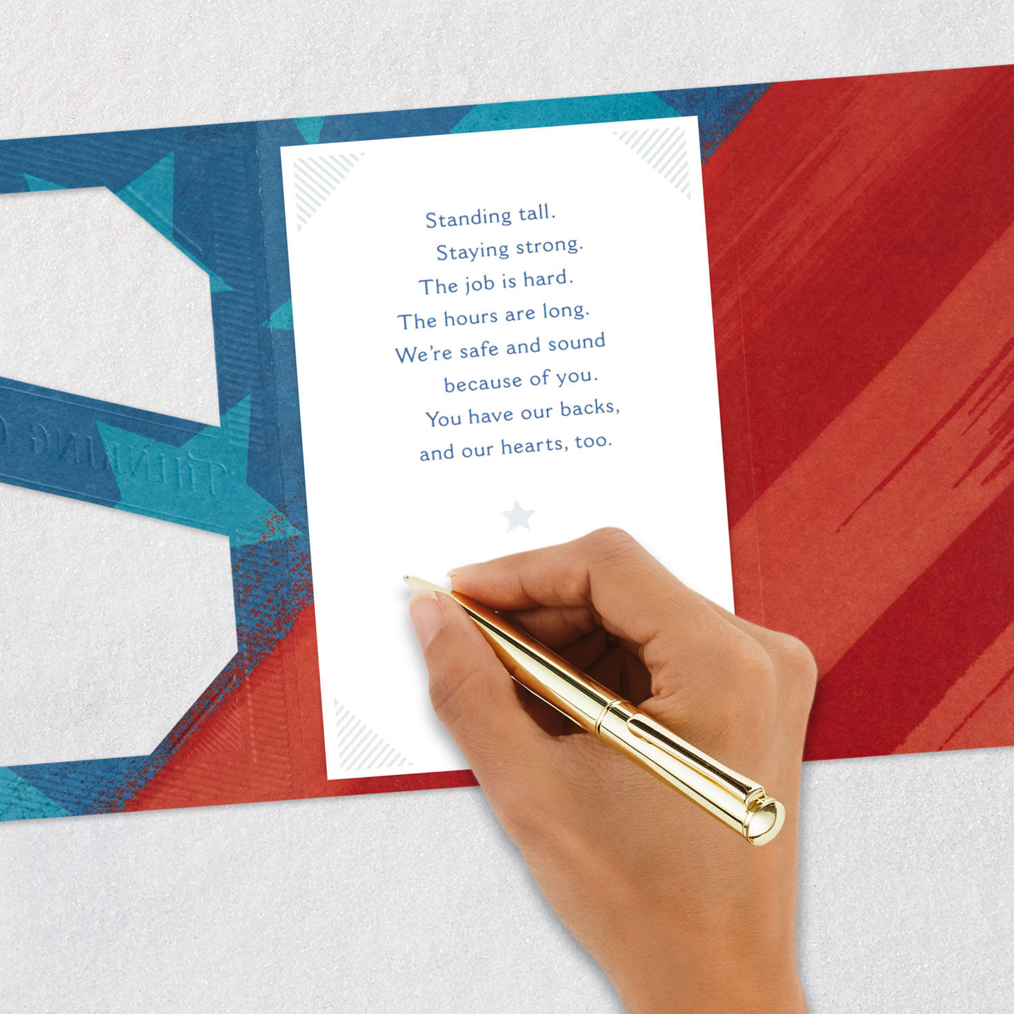 Thinking of You Military Appreciation Card - Greeting Cards | Hallmark