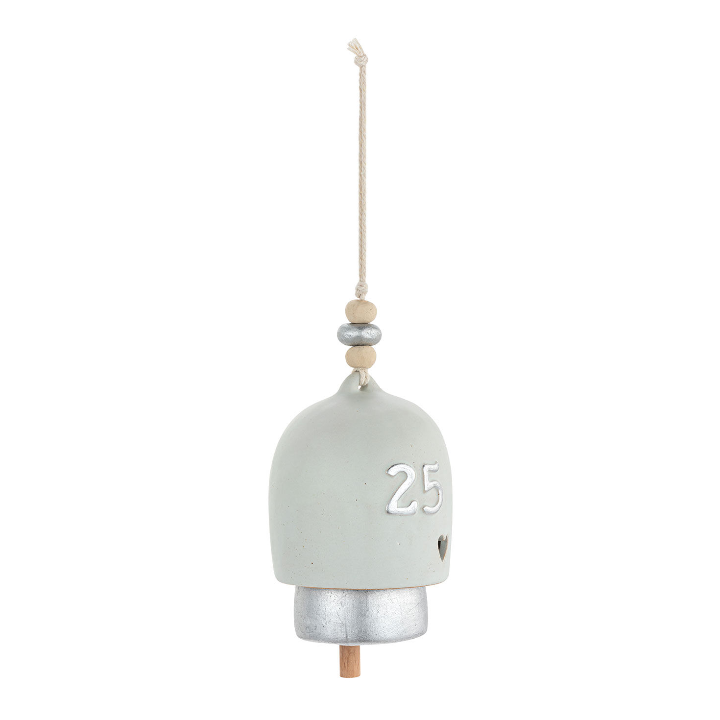Demdaco Inspired 25th Anniversary Hanging Bell - Decorative Accessories ...