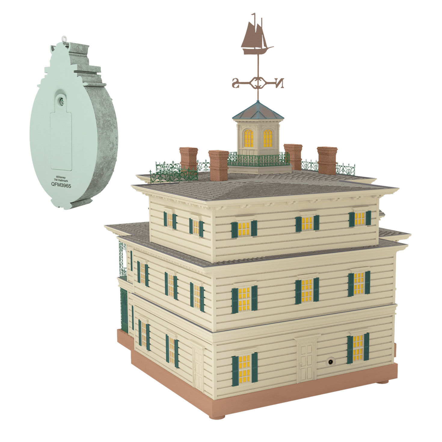 Disney The Haunted Mansion Collection Disneyland Manor Tree Topper With ...