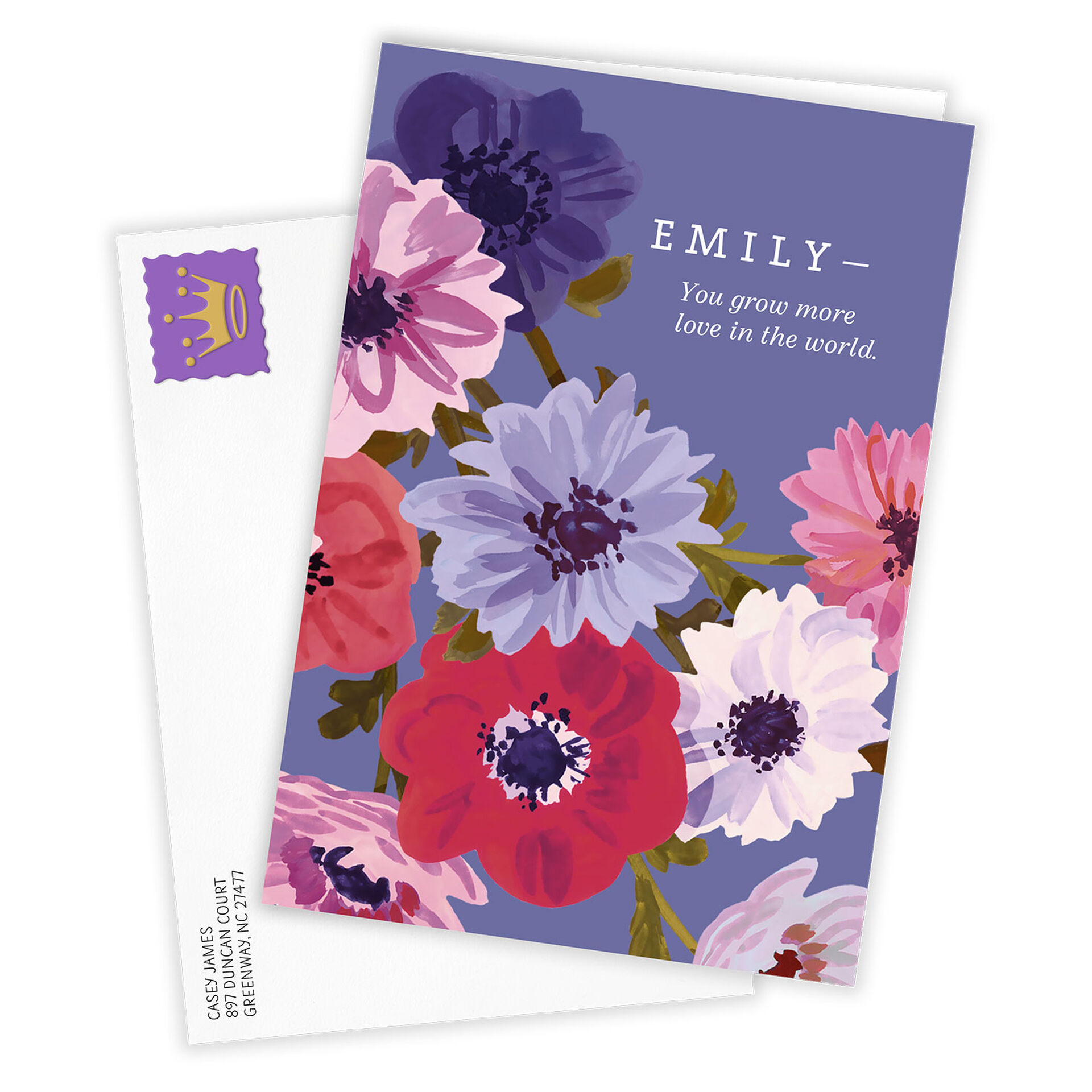 Personalized Pretty Florals Card - Greeting Cards - Hallmark