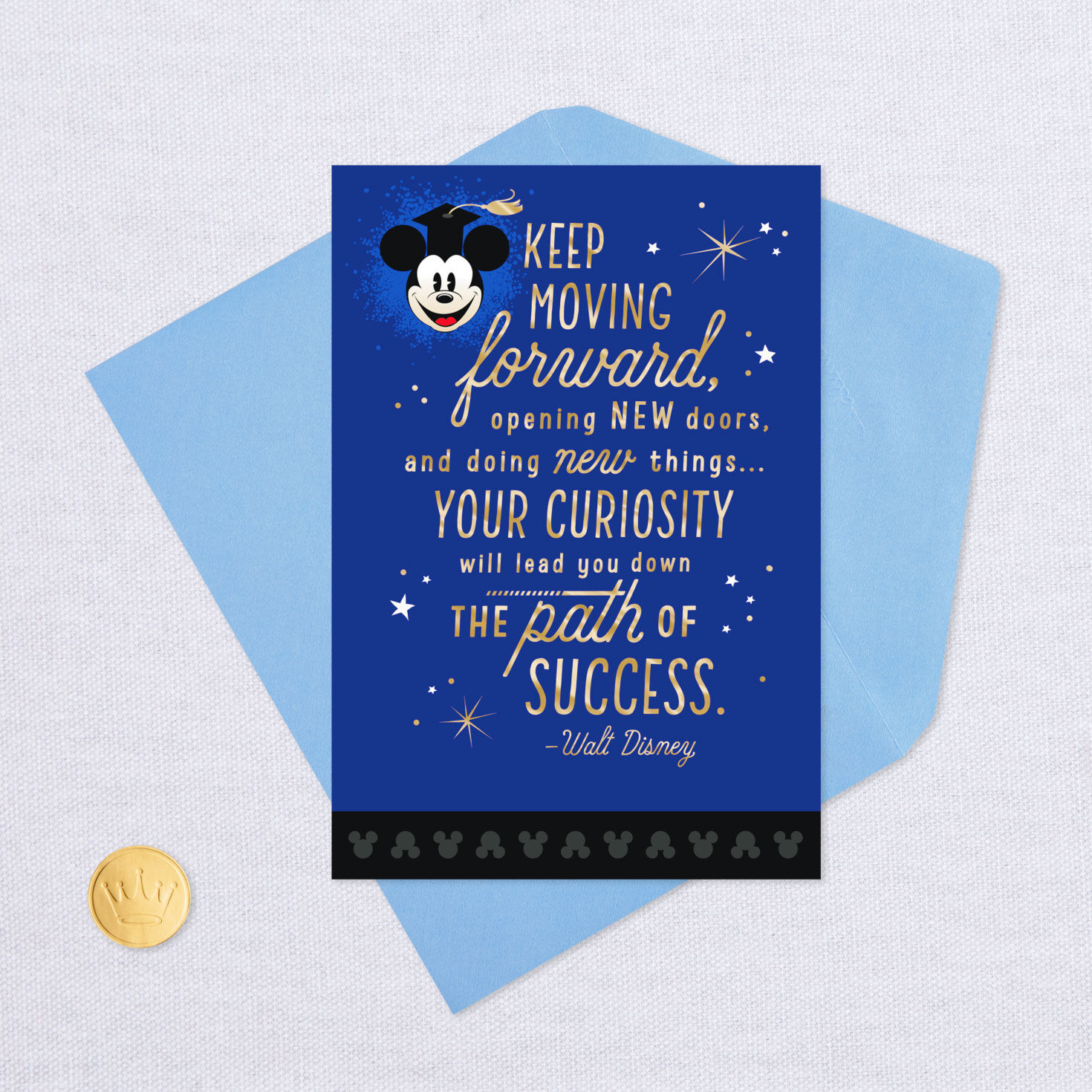 Disney Mickey Mouse Follow Your Heart Graduation Card - Greeting Cards ...