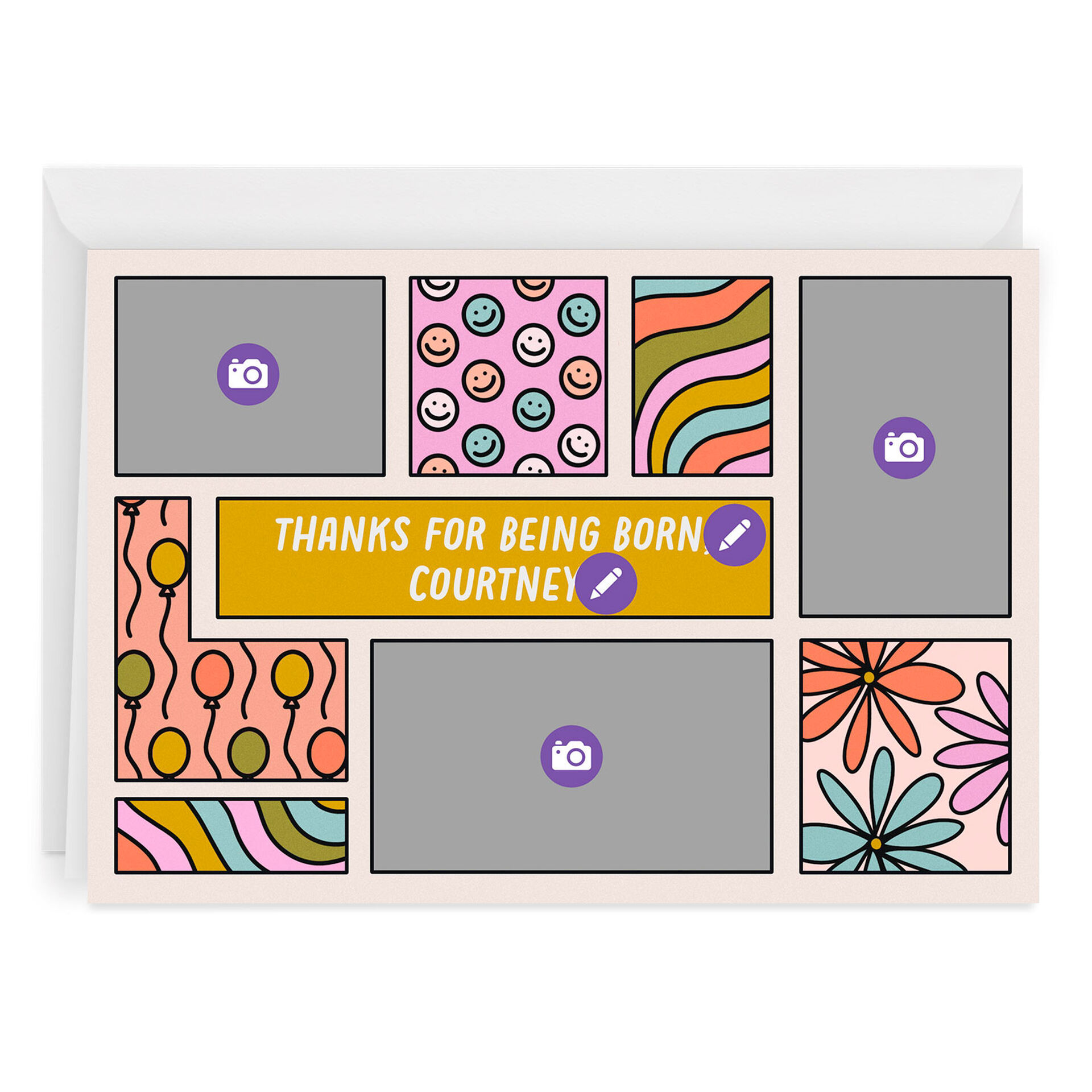 Personalized Fun Designs Photo Collage Photo Card - Greeting Cards ...