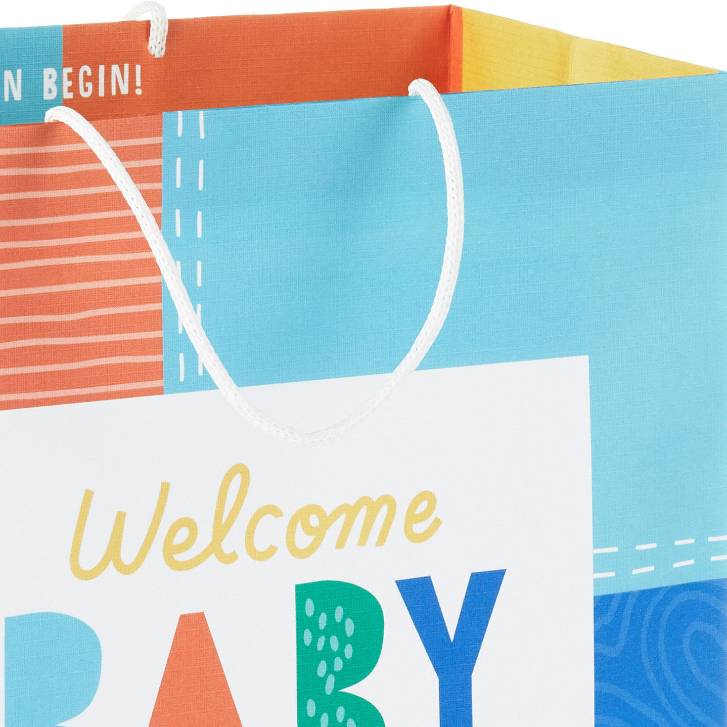 13" Welcome Baby Boy Large Gift Bag - Gift Bags | Hallmark
