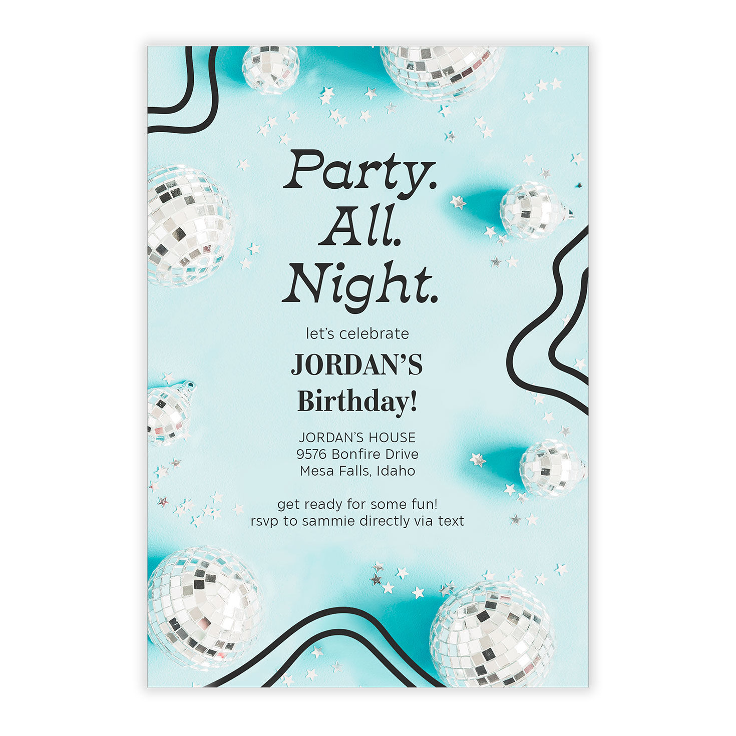 Shiny Disco Balls Party Invitation - Invitations | Hallmark