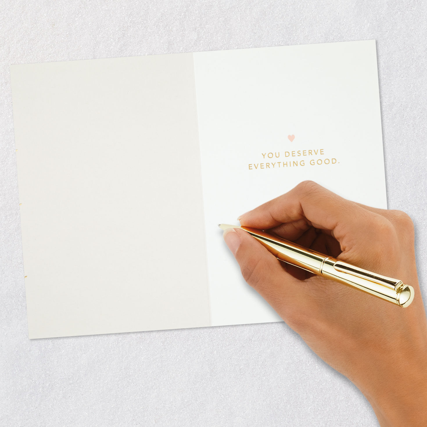 You Deserve Everything Good Romantic Birthday Card - Greeting Cards ...