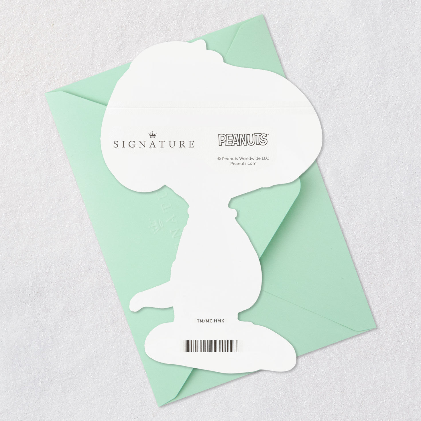 Peanuts® 75th Anniversary Felt Snoopy Blank Card - Greeting Cards ...