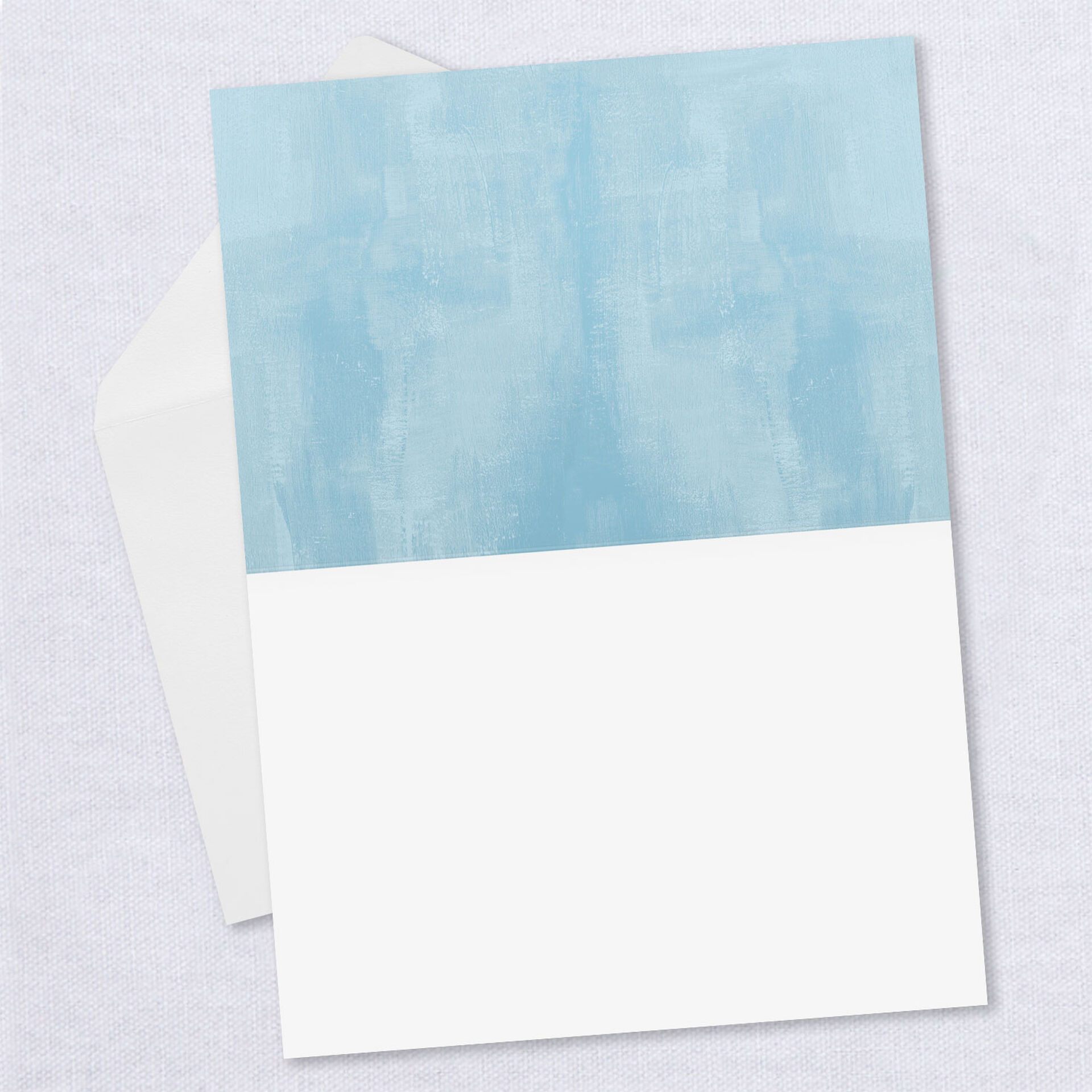 Personalized Born to Be Loved Blue New Baby Photo Card - Greeting Cards ...