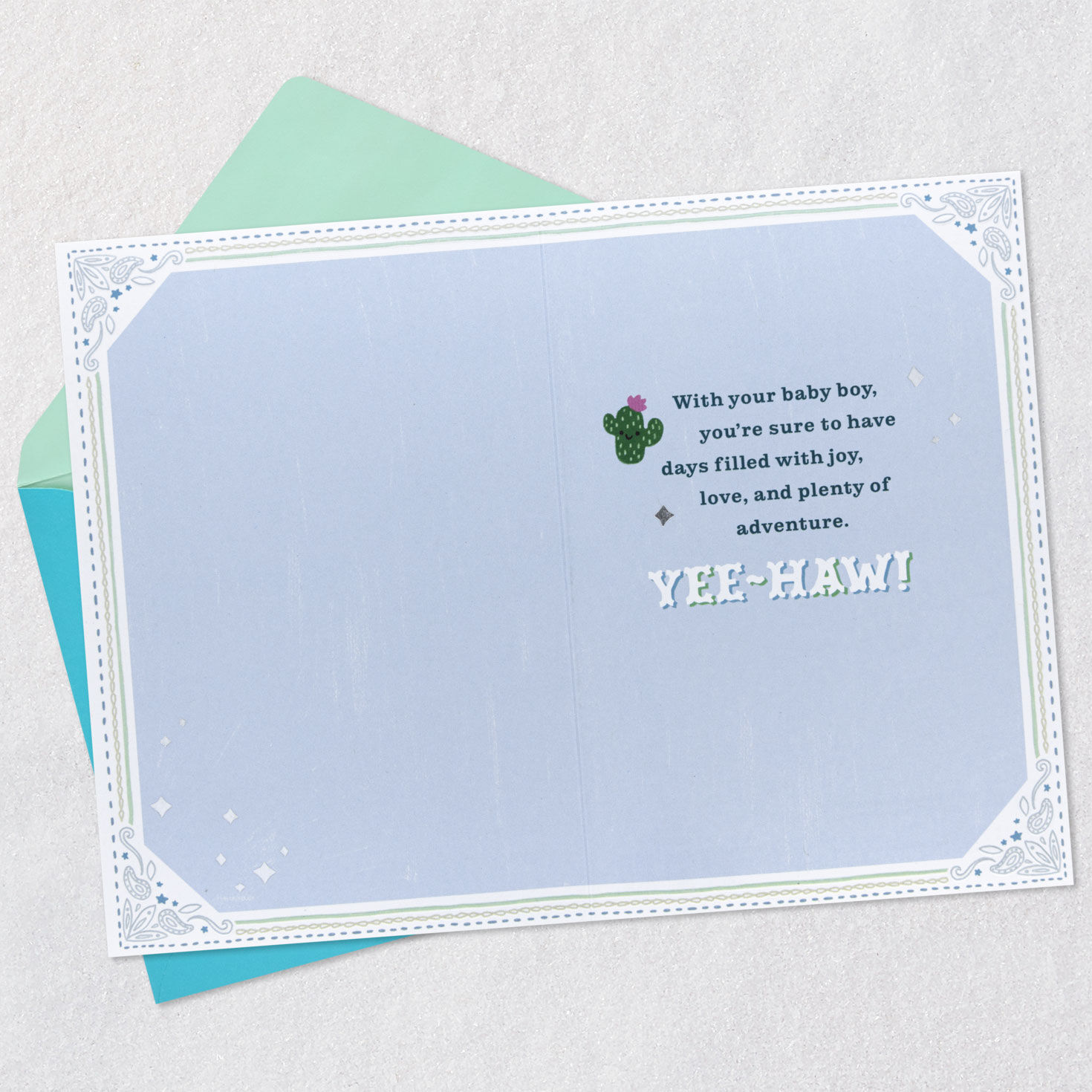 Howdy and Yee-Haw New Baby Boy Card - Greeting Cards | Hallmark