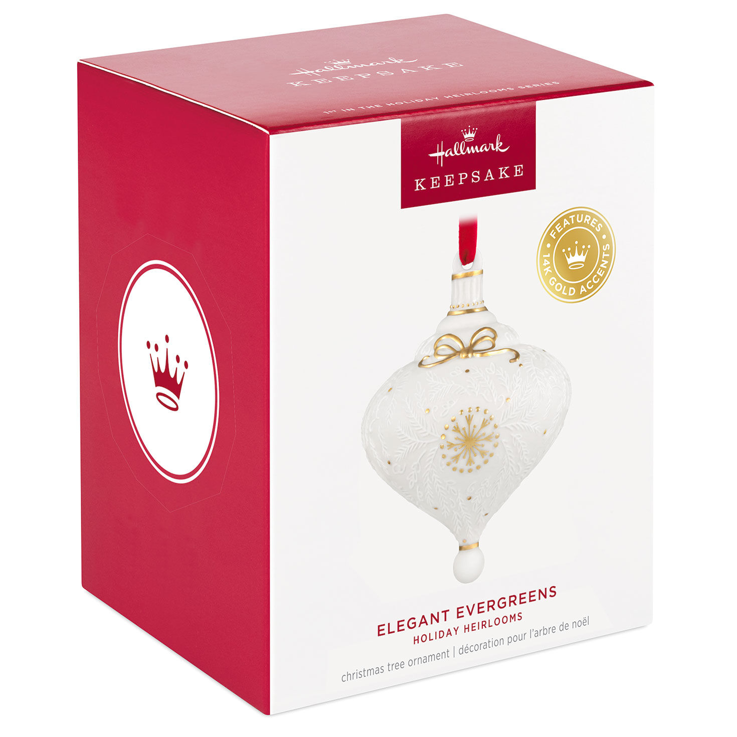 Hallmark+ Exclusive: Holiday Heirlooms Elegant Evergreens Porcelain ...