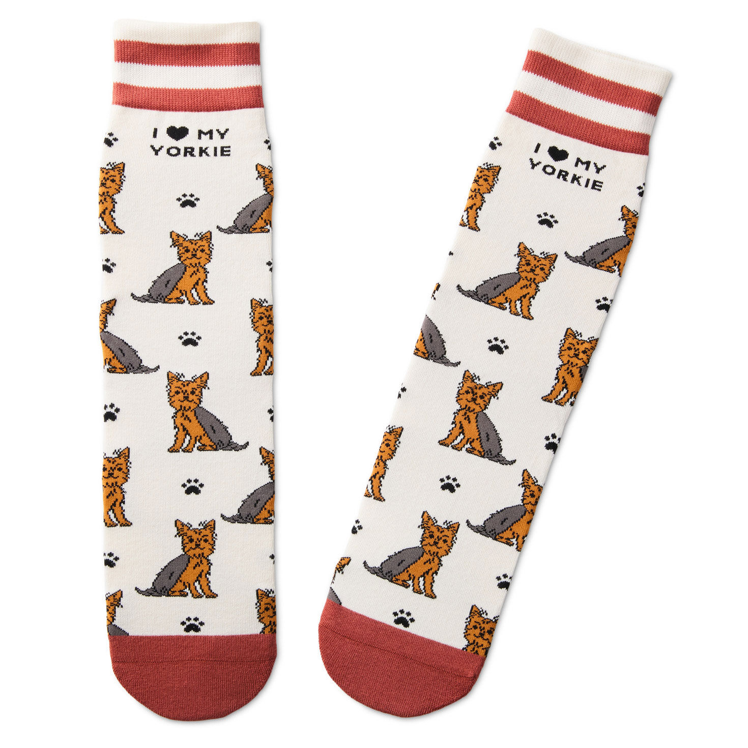 I Love My Yorkie Crew Socks - Socks & Slippers | Hallmark