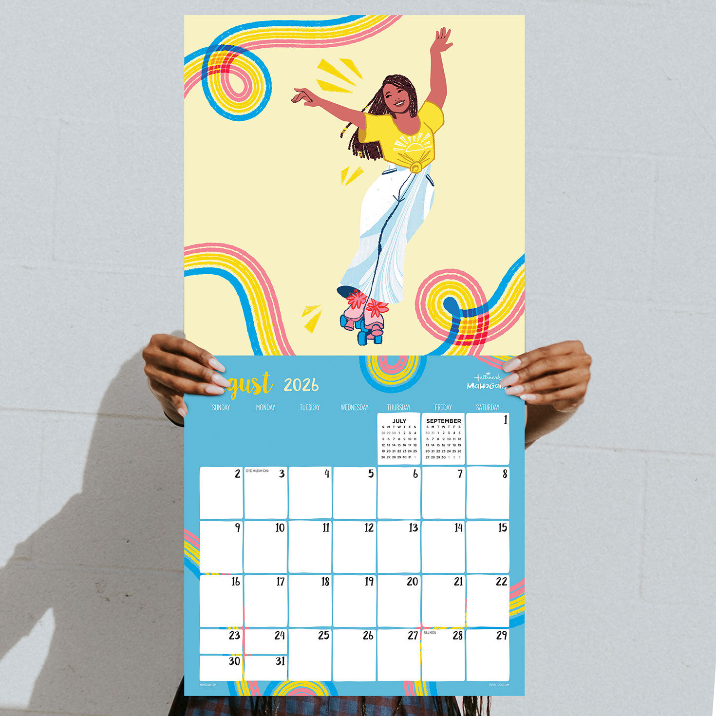 Time Factory Hallmark Mahogany Art and Inspiration 2026 Wall Calendar ...