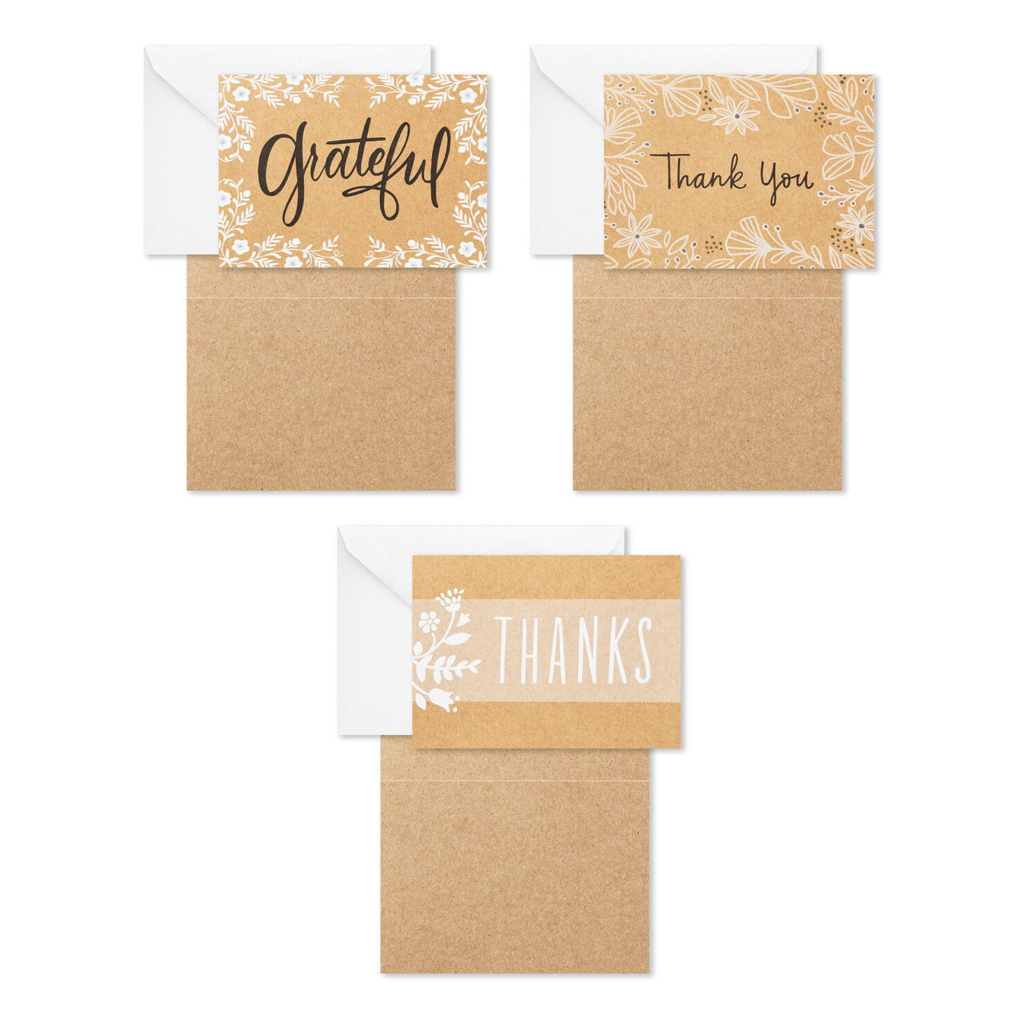 Rustic Floral Boxed Blank Thank-You Notes Assortment, Pack of 48 - Note ...