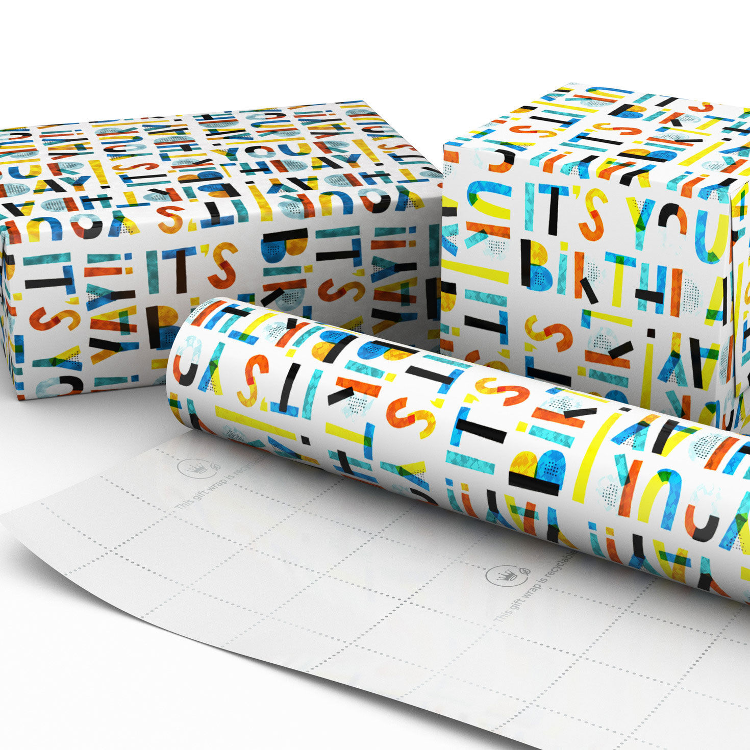 It's Your Birthday! Jumbo Wrapping Paper, 90 sq. ft. - Wrapping Paper ...