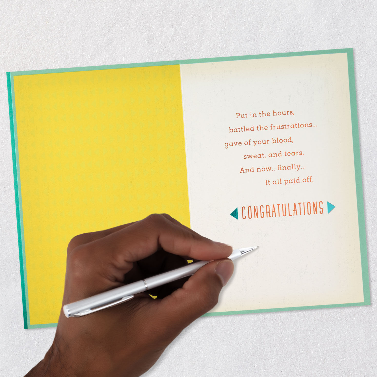 Your Hard Work Paid Off Congratulations Card - Greeting Cards | Hallmark