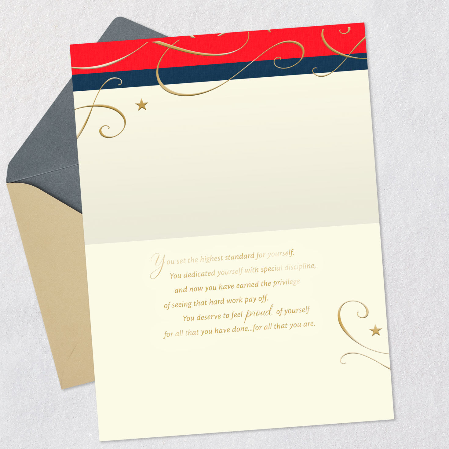 Your Hard Work Paid Off Military Congratulations Card - Greeting Cards ...