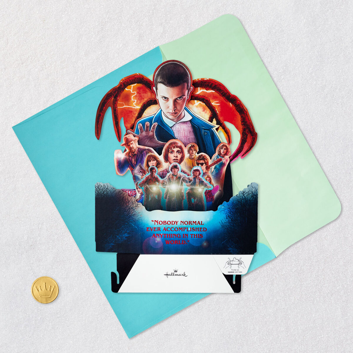 Netflix Stranger Things Nobody Normal 3D Pop-Up Card - Greeting Cards ...