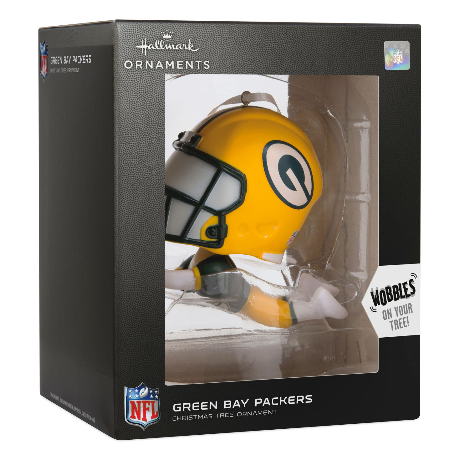NFL Green Bay Packers Bouncing Buddy Hallmark Ornament - Hallmark ...