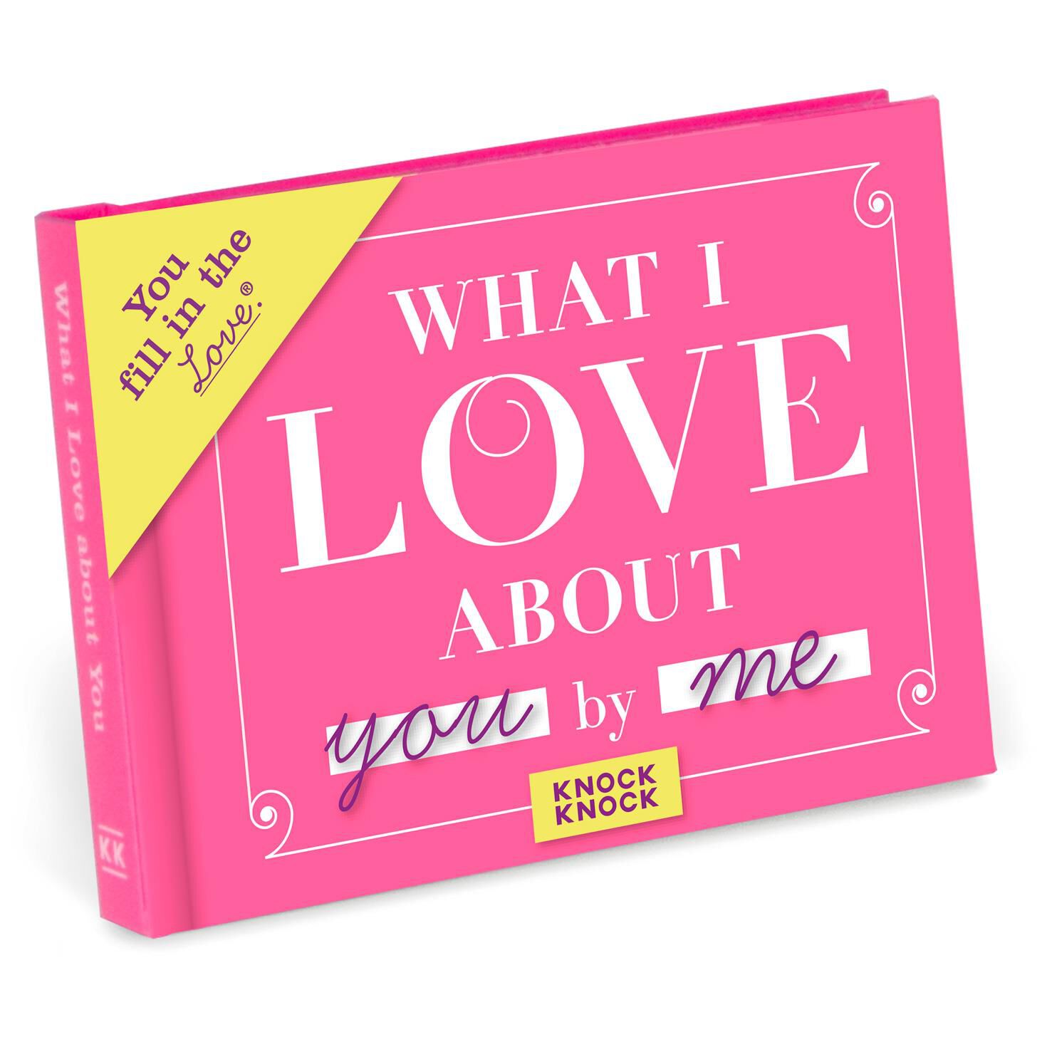 What I Love About You Fill-in-the-Blank Book - Notebooks & Journals ...