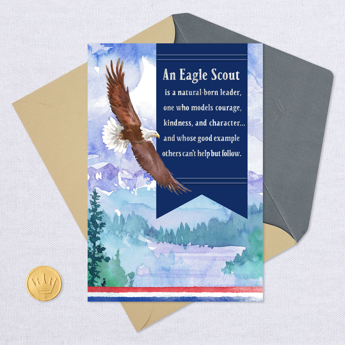A Model of Character Eagle Scout Congratulations Card - Greeting Cards ...