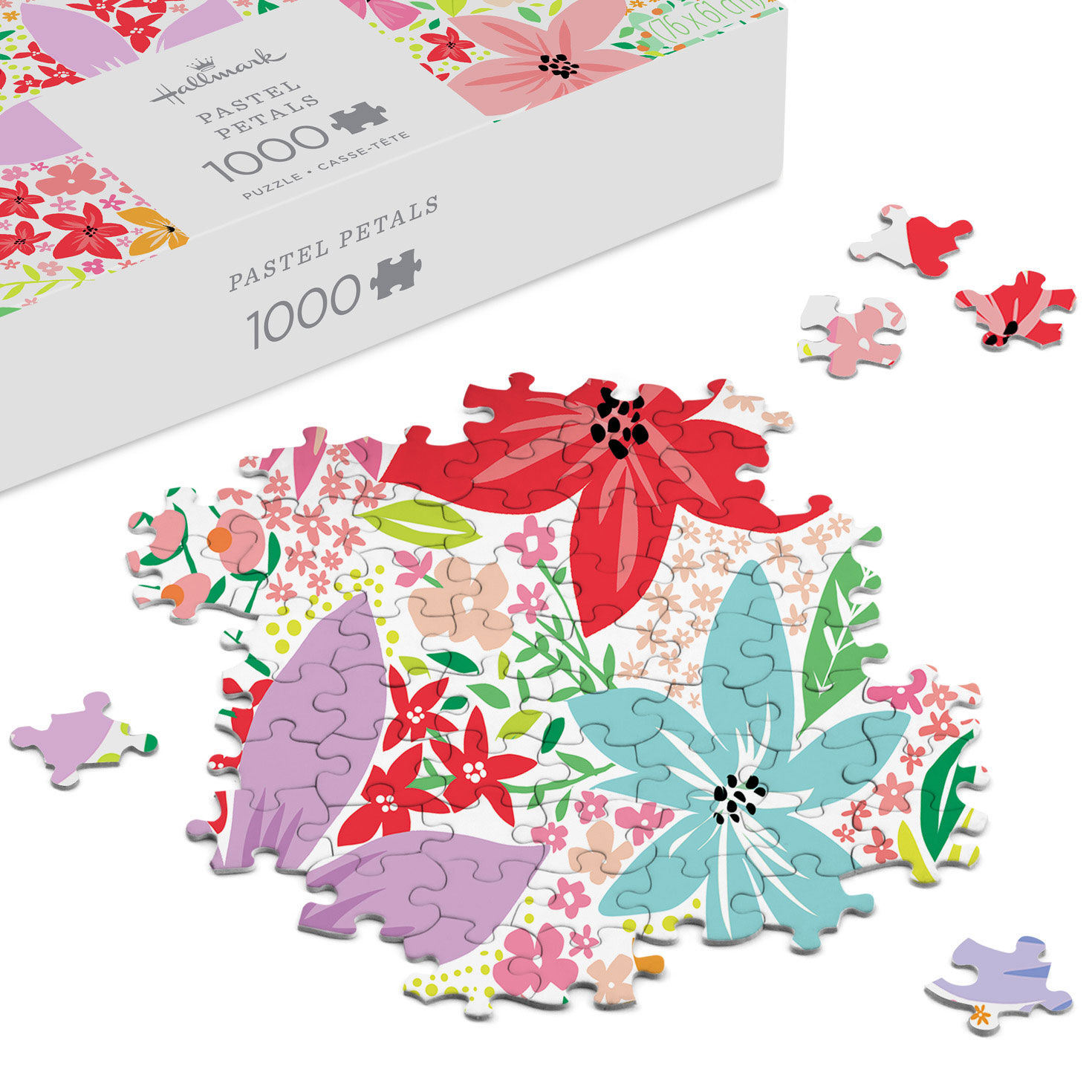 Pastel Petals 1000-Piece Jigsaw Puzzle - Puzzles | Hallmark