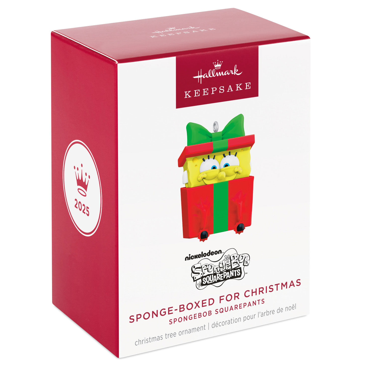 Nickelodeon SpongeBob SquarePants Sponge-Boxed for Christmas Ornament ...