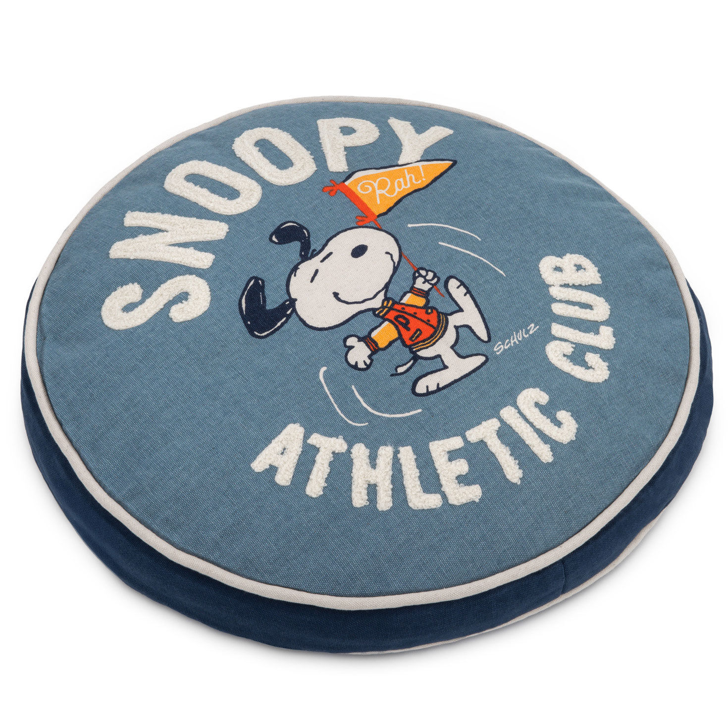 Peanuts® Snoopy Athletic Club Round Pillow, 15.5" - Pillows & Blankets ...