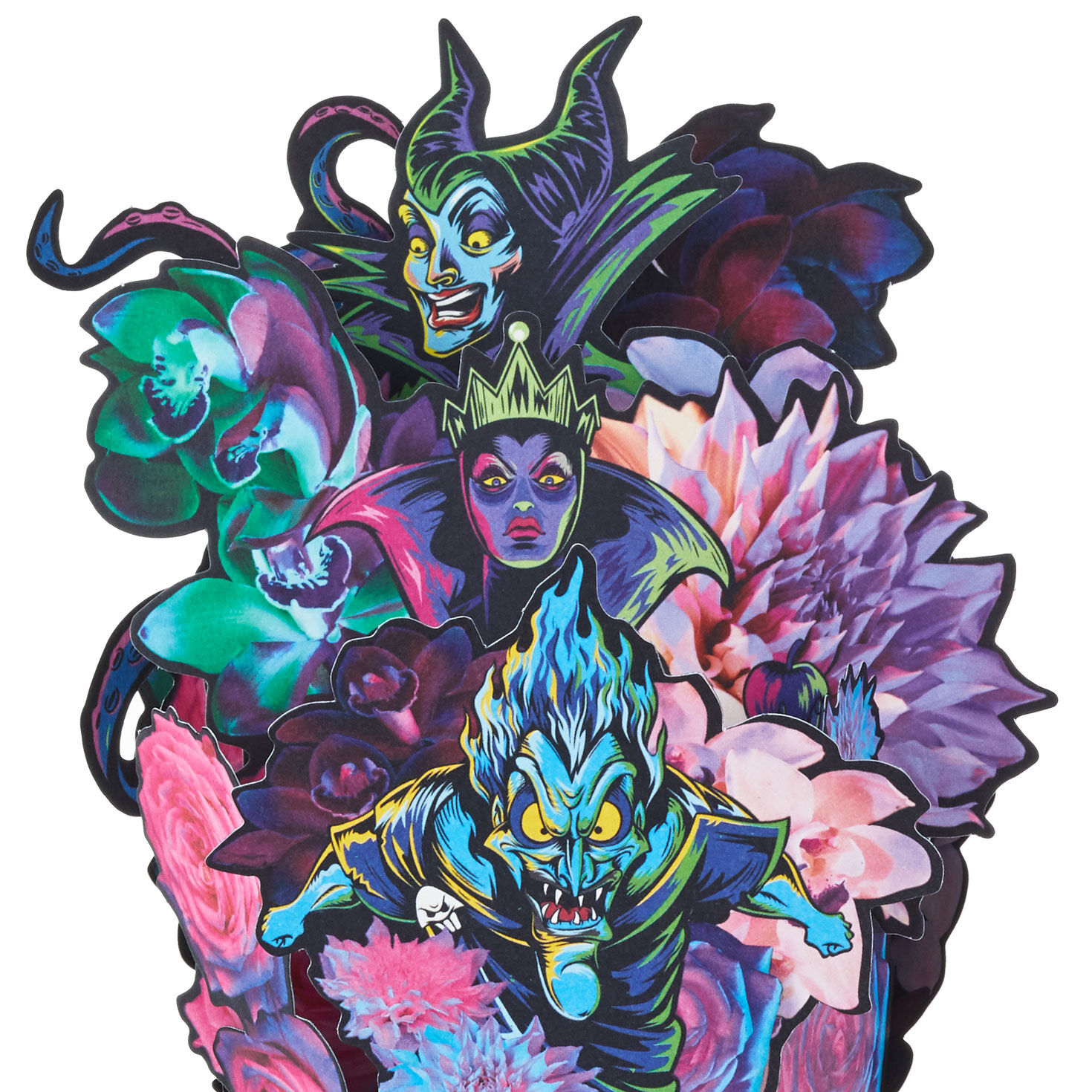 Disney Villains Floral Bouquet Pop-Up Card - Greeting Cards | Hallmark