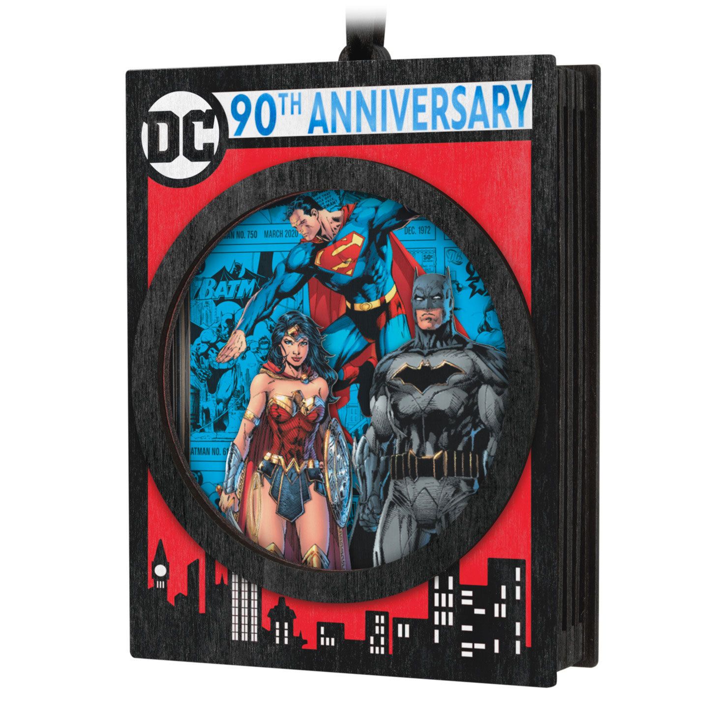 DC Comics™ 90th Anniversary DC Through the Ages Papercraft Ornament ...