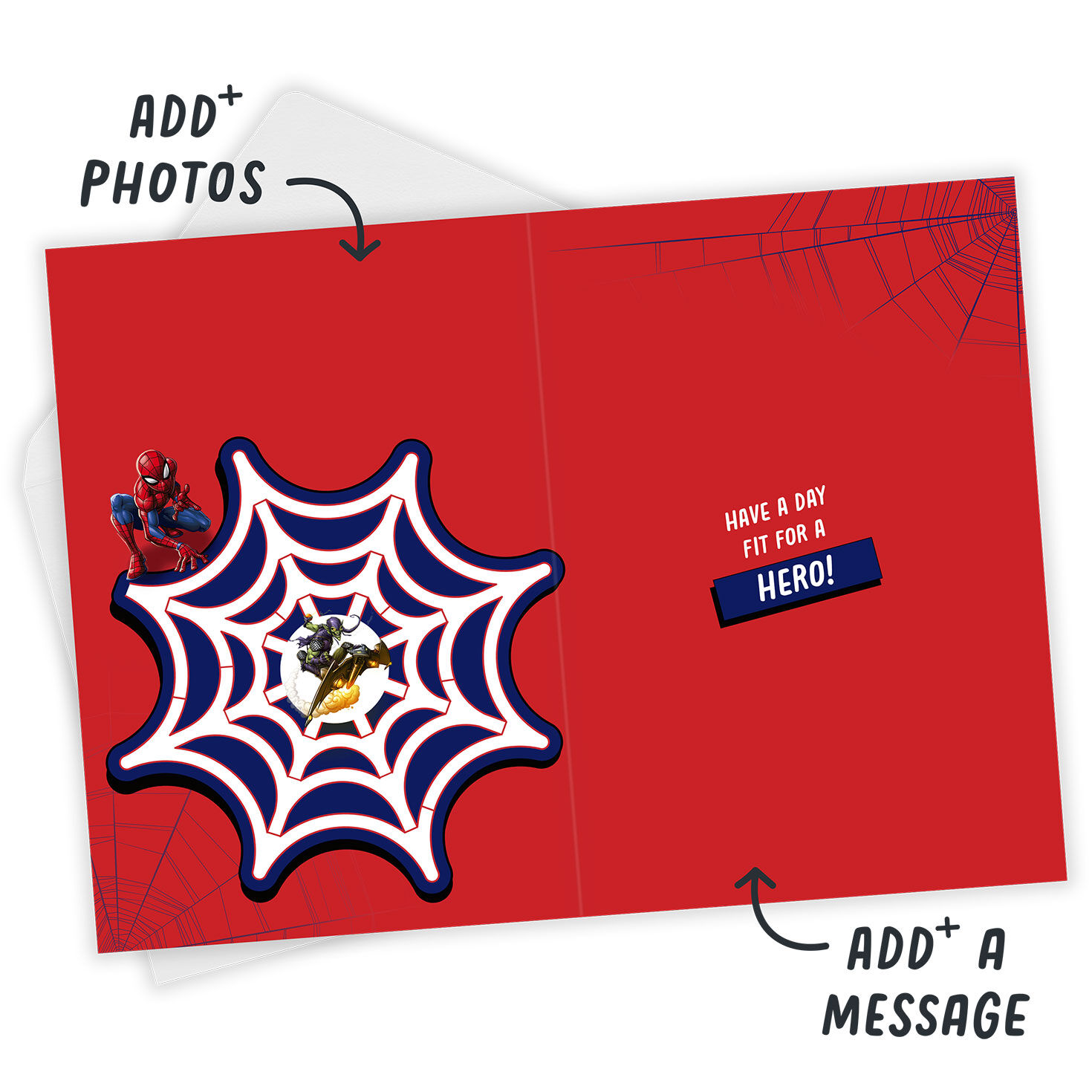 Marvel Spider-Man Hope It's Epic Custom Birthday Card - Greeting Cards ...