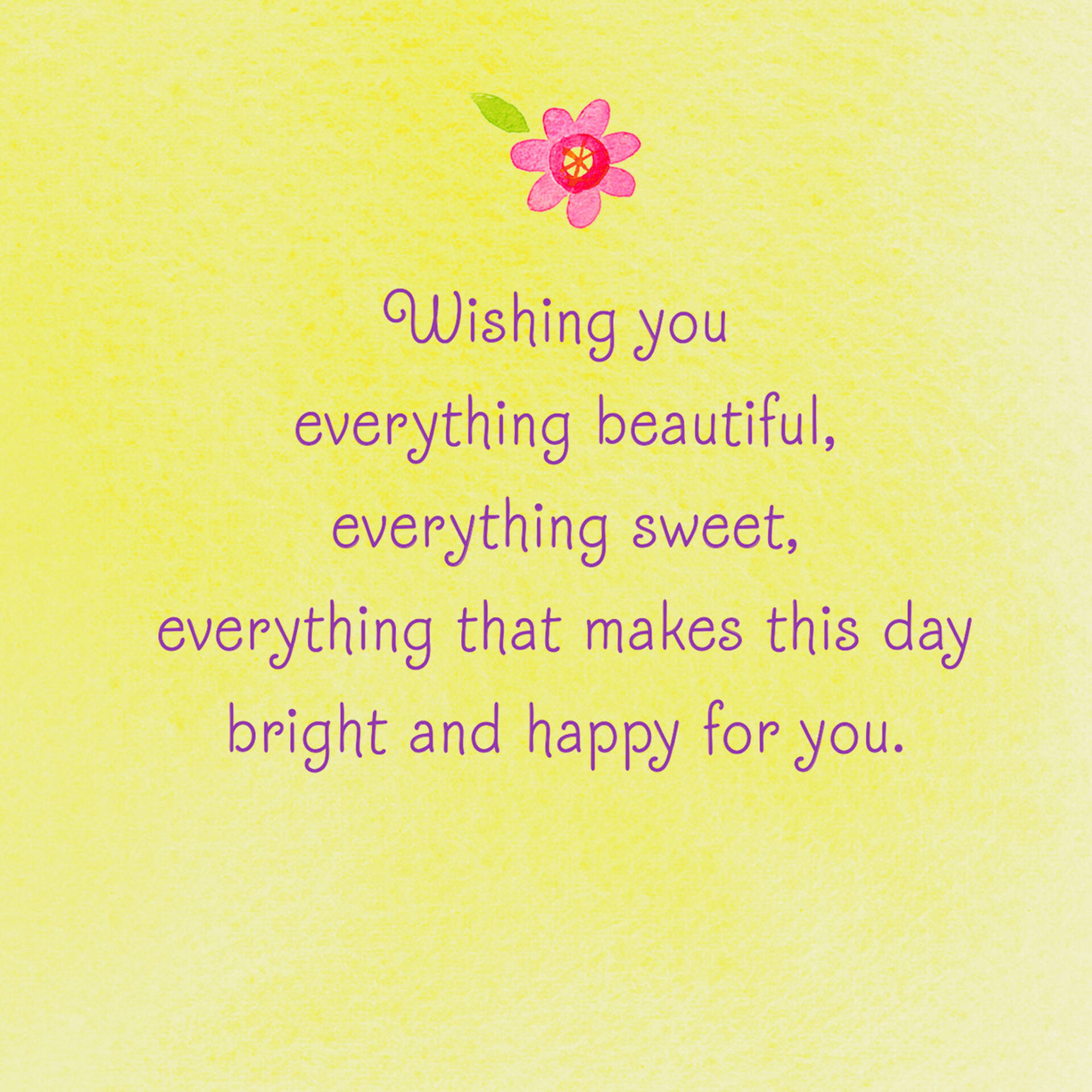 Wishing You Everything Beautiful and Sweet Easter Card - Greeting Cards ...
