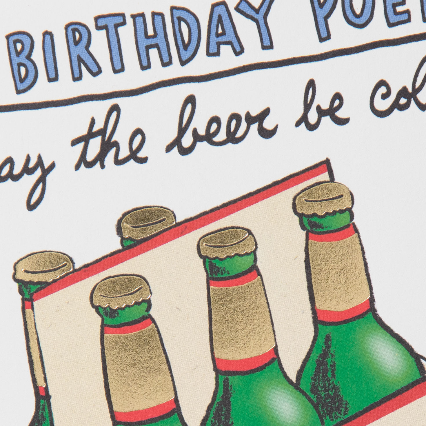 Beer Poem Funny Birthday Card - Greeting Cards | Hallmark