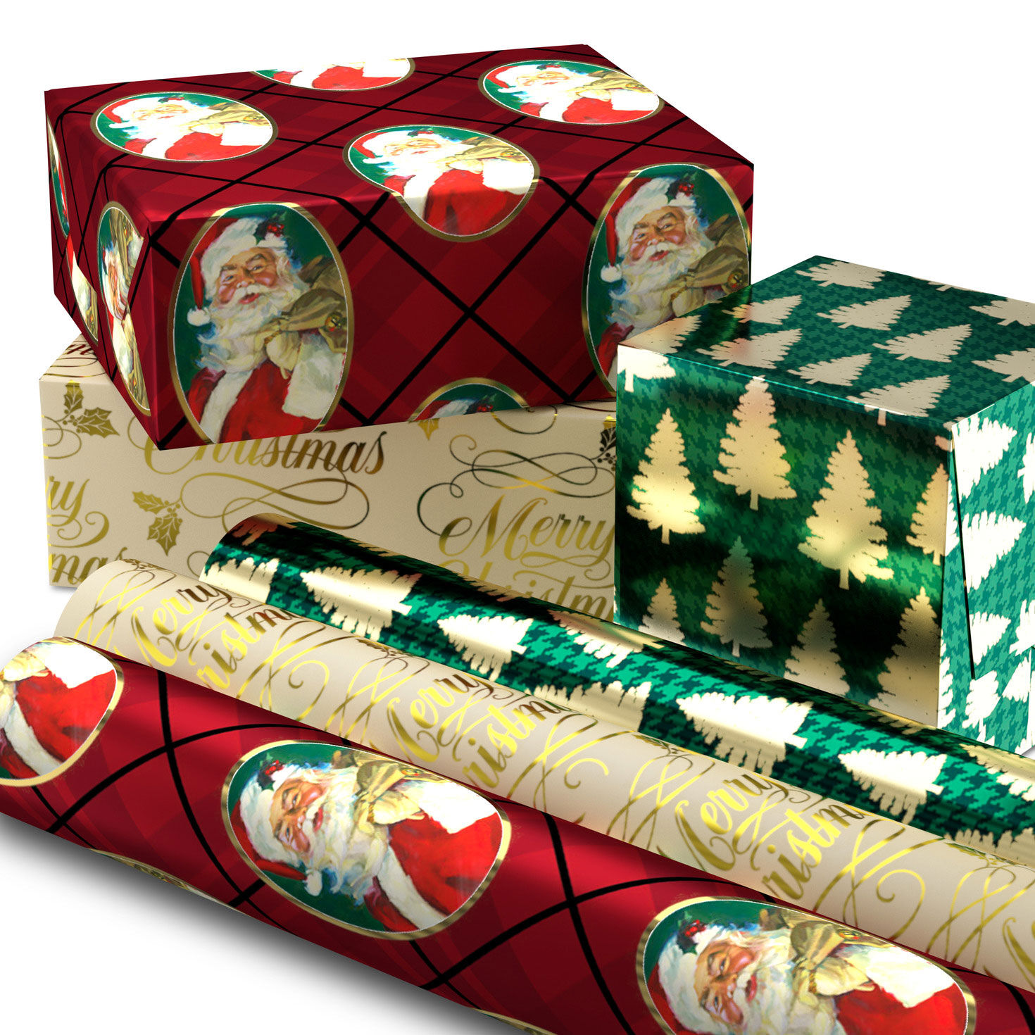 Foil gift wrapping paper store