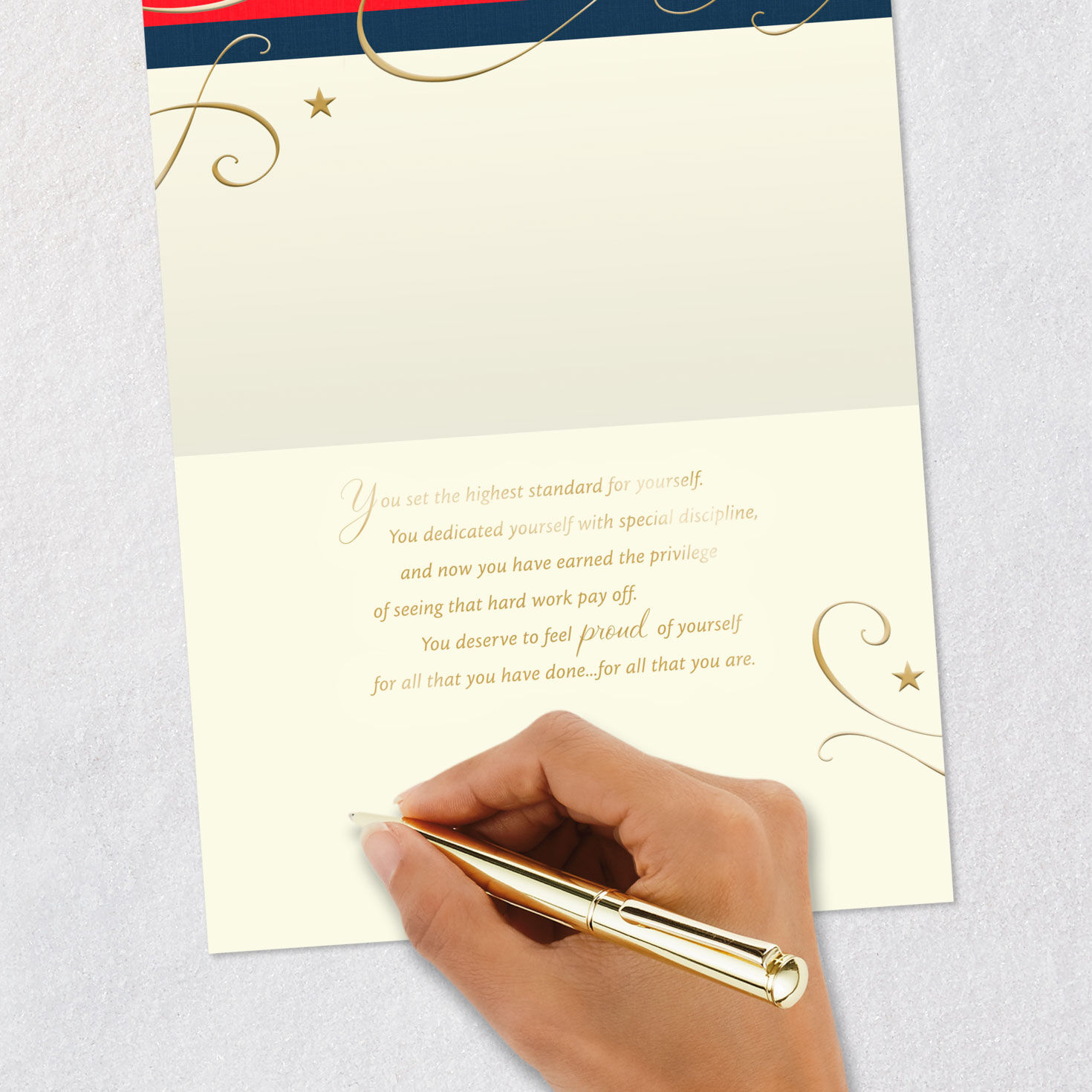 Your Hard Work Paid Off Military Congratulations Card - Greeting Cards ...