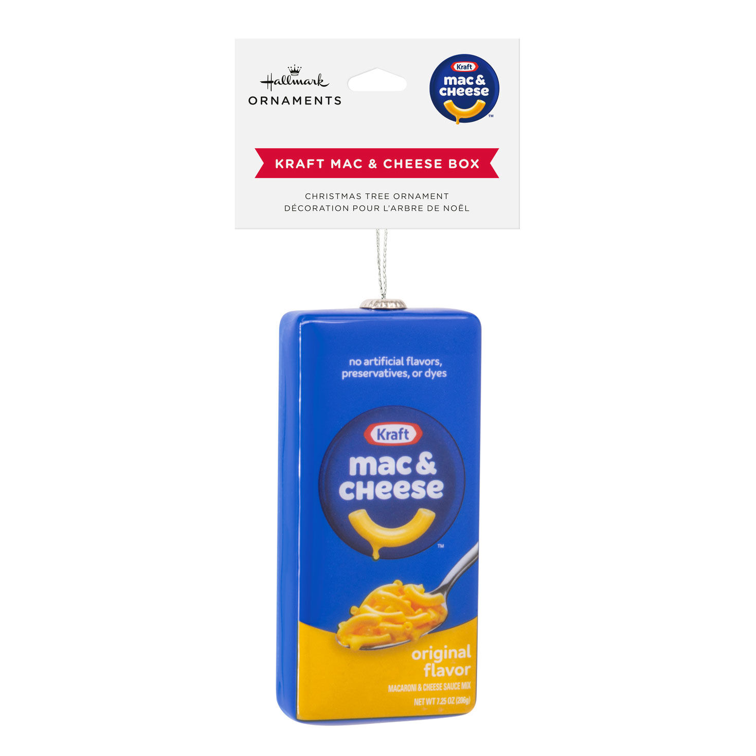 Kraft Mac & Cheese Box Shatterproof Hallmark Ornament - Hallmark ...