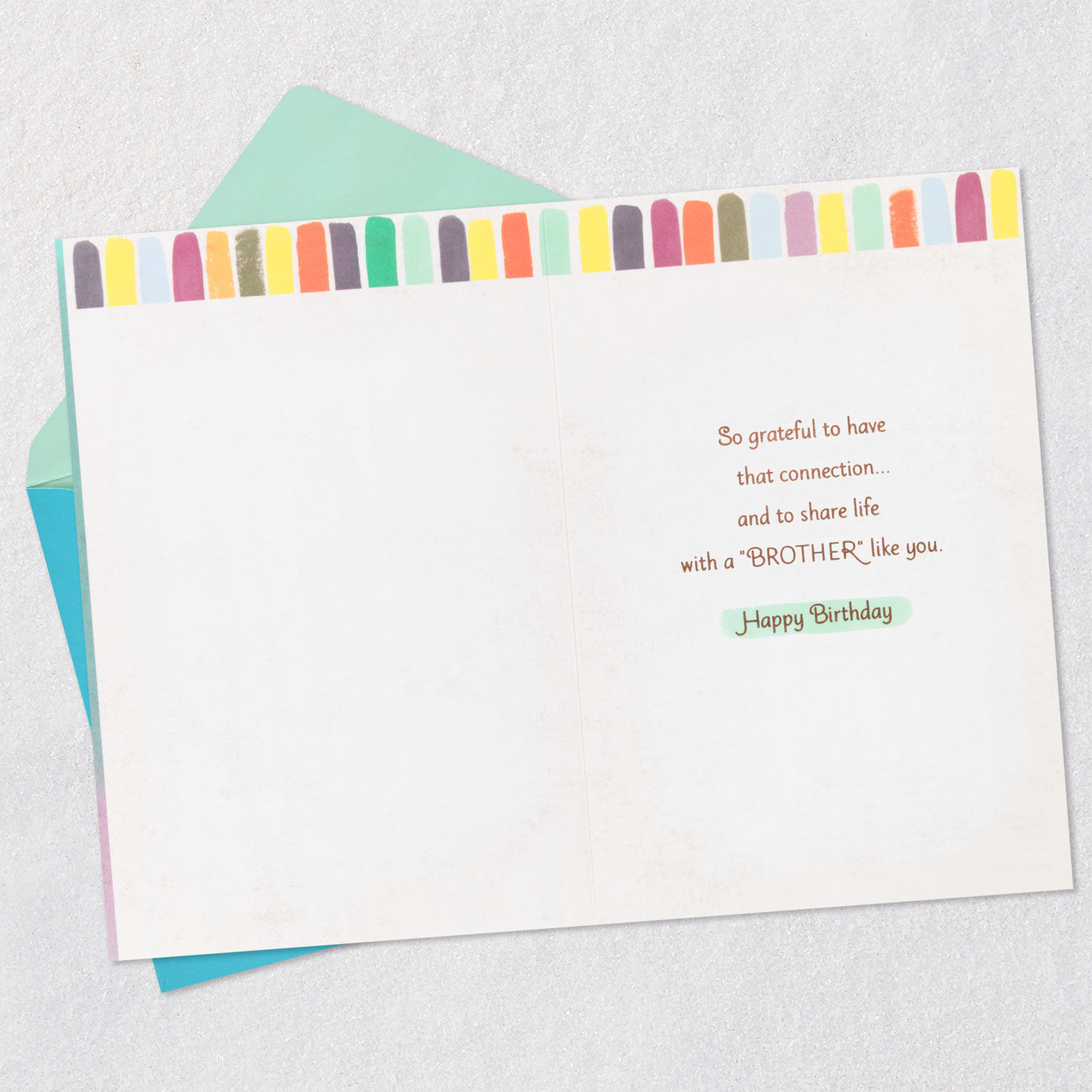 Grateful for the Connection Birthday Card for Like a Brother - Greeting ...