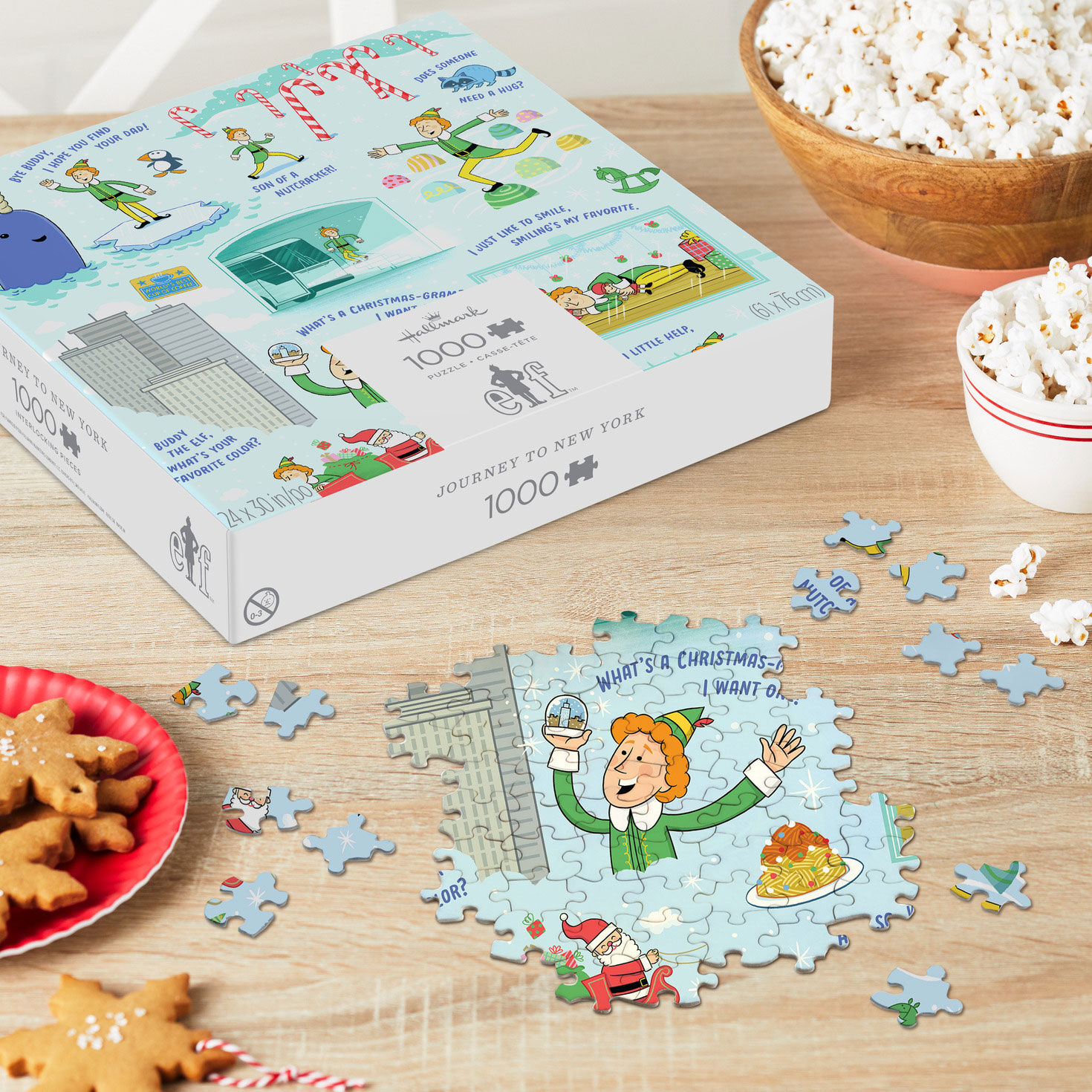 Elf Journey to New York 1000-Piece Jigsaw Puzzle - Puzzles | Hallmark
