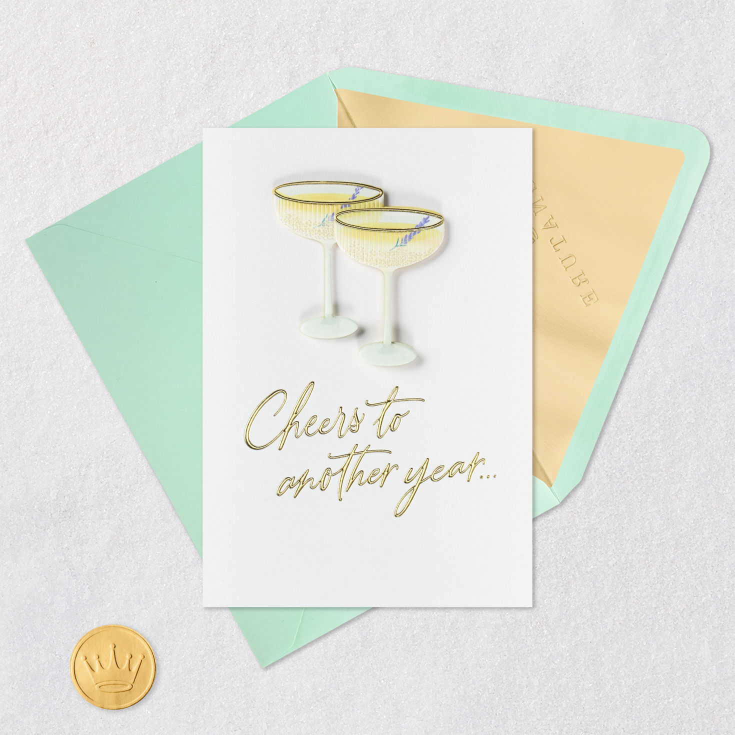 Cheers to Another Year Anniversary Card - Greeting Cards | Hallmark